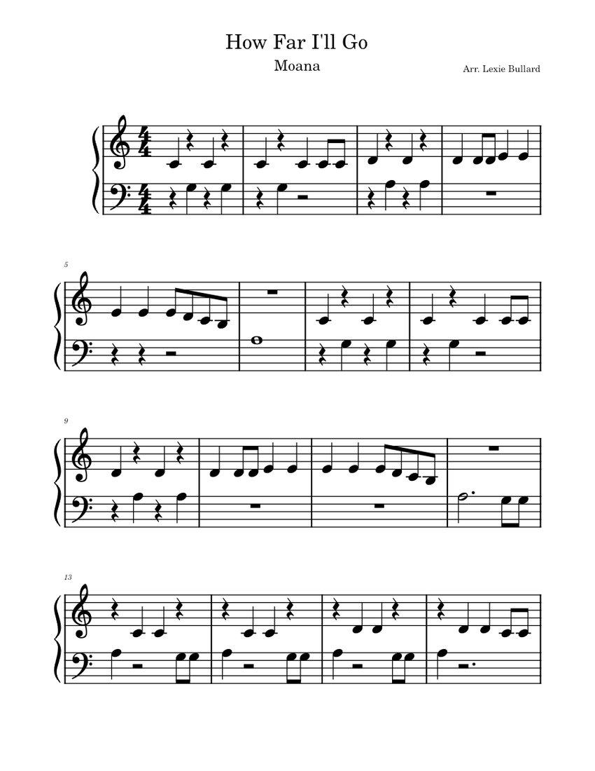 How Far I'll Go (from Moana) – Alessia Cara, Lin-Manuel Miranda I Am ...