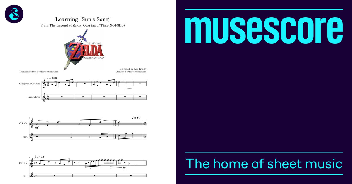 Learning "Sun's Song" - The Legend of Zelda: Ocarina of Time(N64/3DS ...