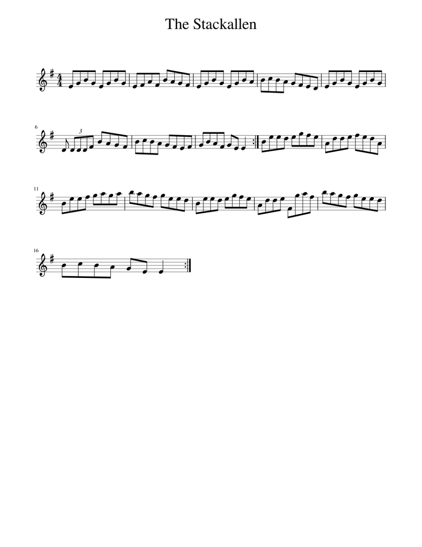 The Stackallen Sheet music for Piano (Solo) Easy | Musescore.com