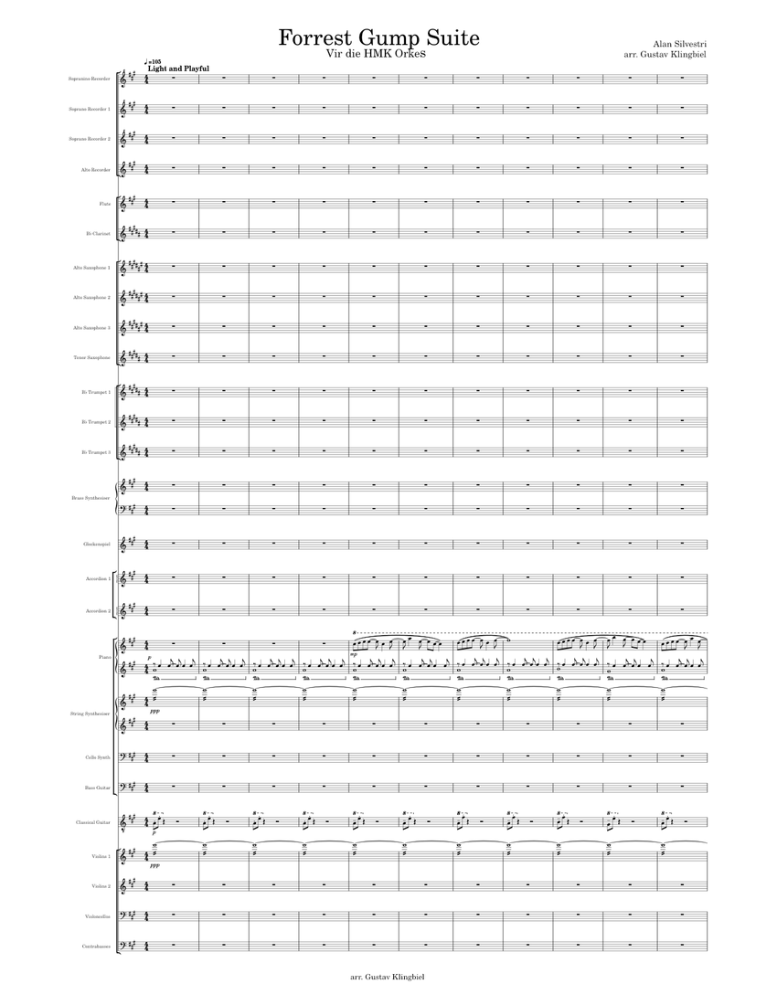 forrest gump theme score