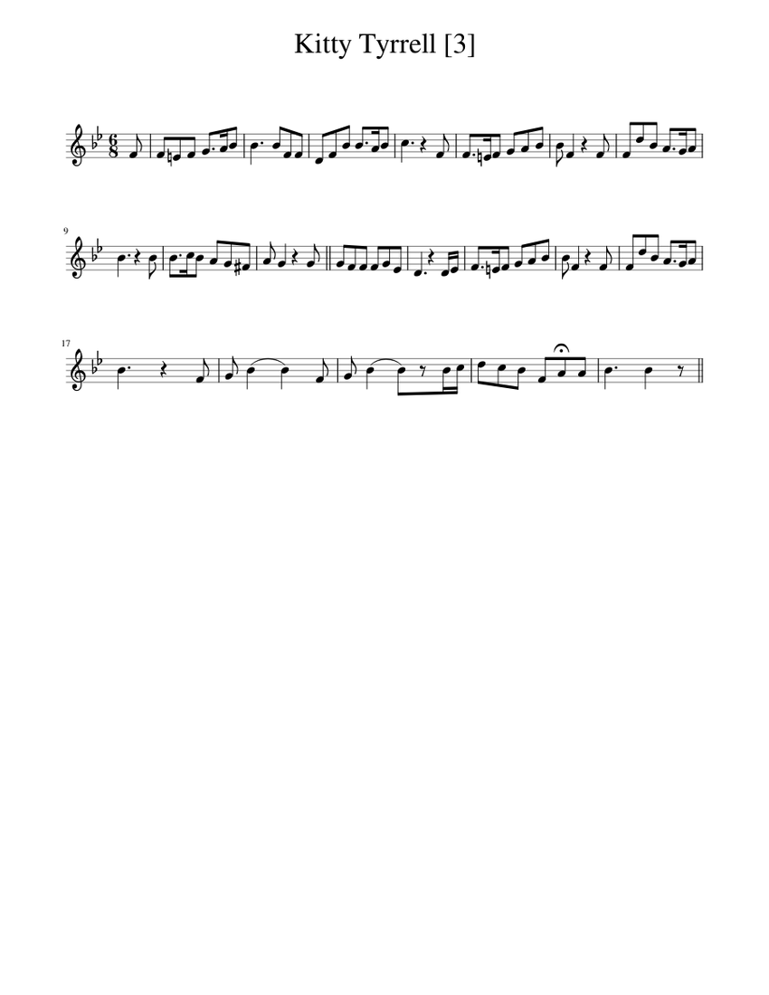 Kitty Tyrrell Sheet music for Piano (Solo) | Musescore.com