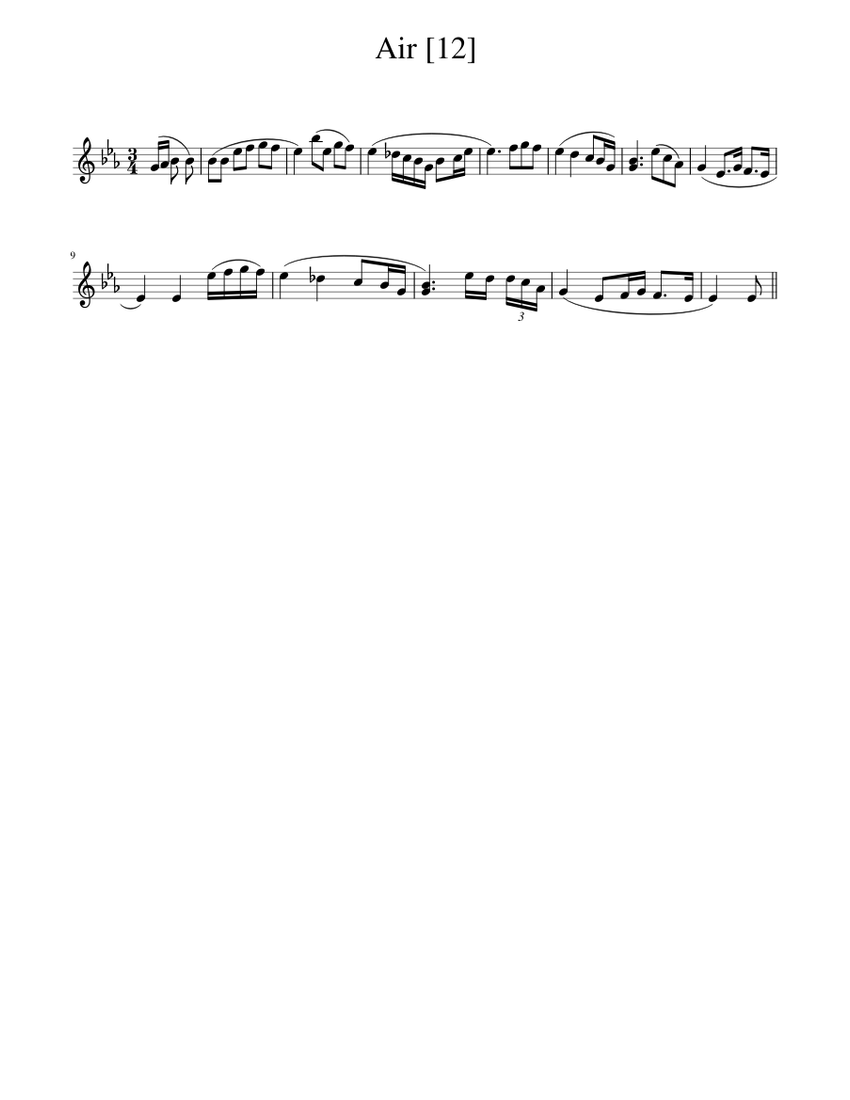 Air Sheet music for Piano (Solo) | Musescore.com