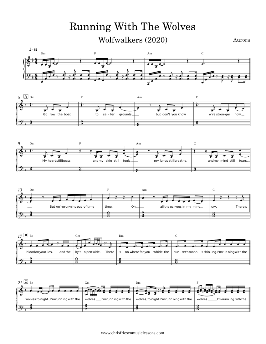 Running with the wolves – AURORA Running with the Wolves (Wolfwalkers ...