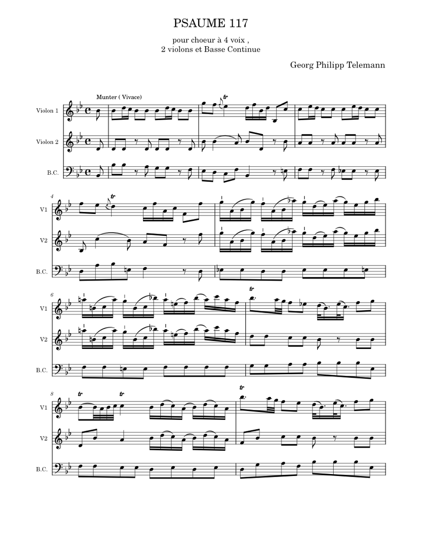 Psaume 117 – Georg Philipp Telemann Georg Philipp Telemann , Psalm 117 ...
