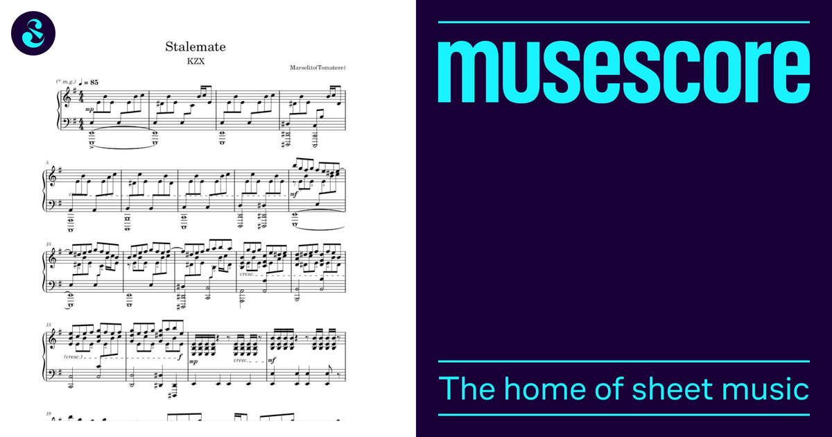 Stalemate (Grief) Piano arr. Sheet Music for Piano (Solo) | MuseScore.com