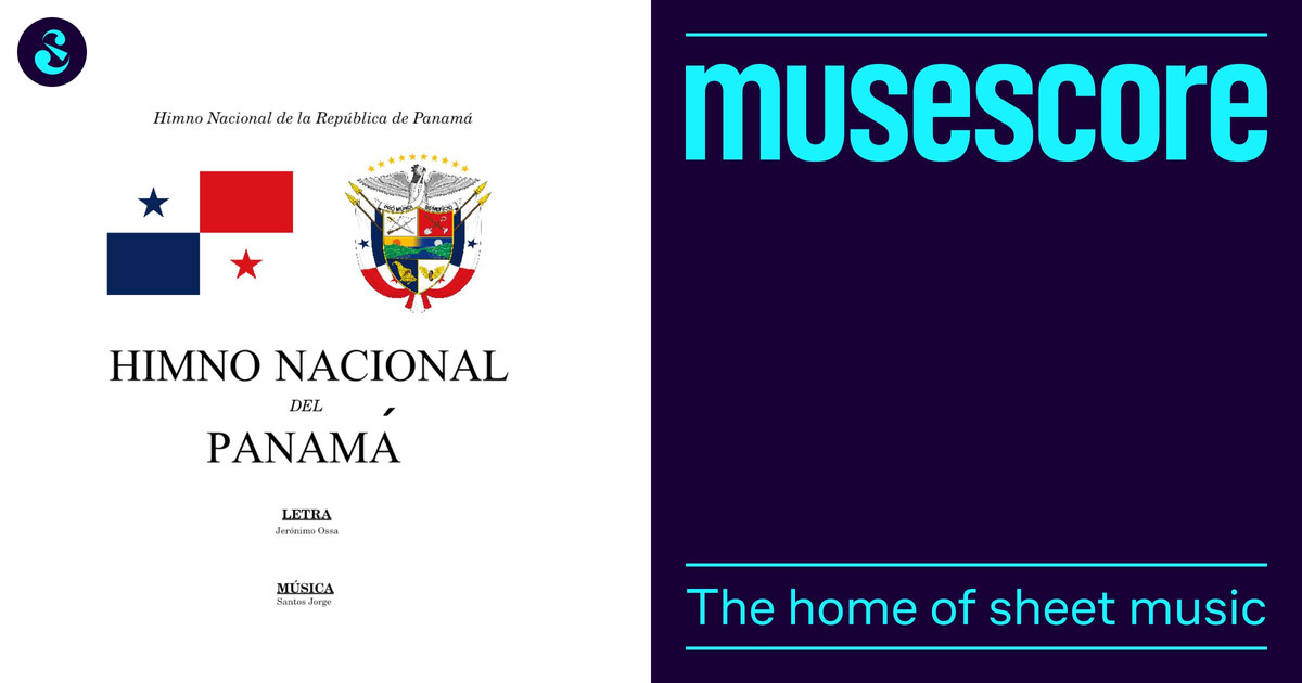 Himno Nacional de Panamá (Piano) Sheet music for Piano (Solo ...