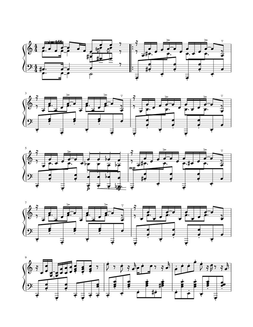 Super Mario World Athletic Theme Sheet music for Piano (Solo ...