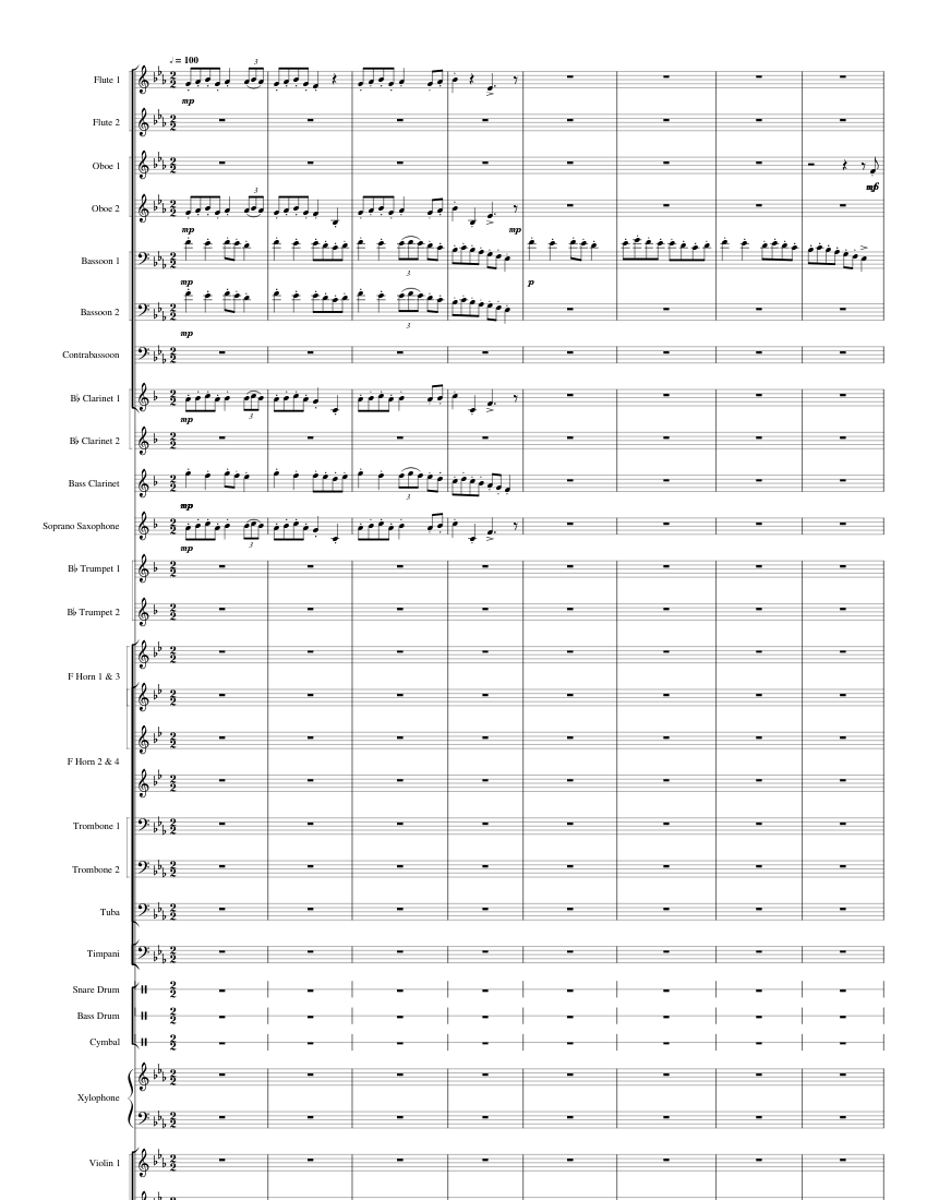 Shepards Hey Orchestra Arrangement Sheet Music for Trombone, Tuba ...