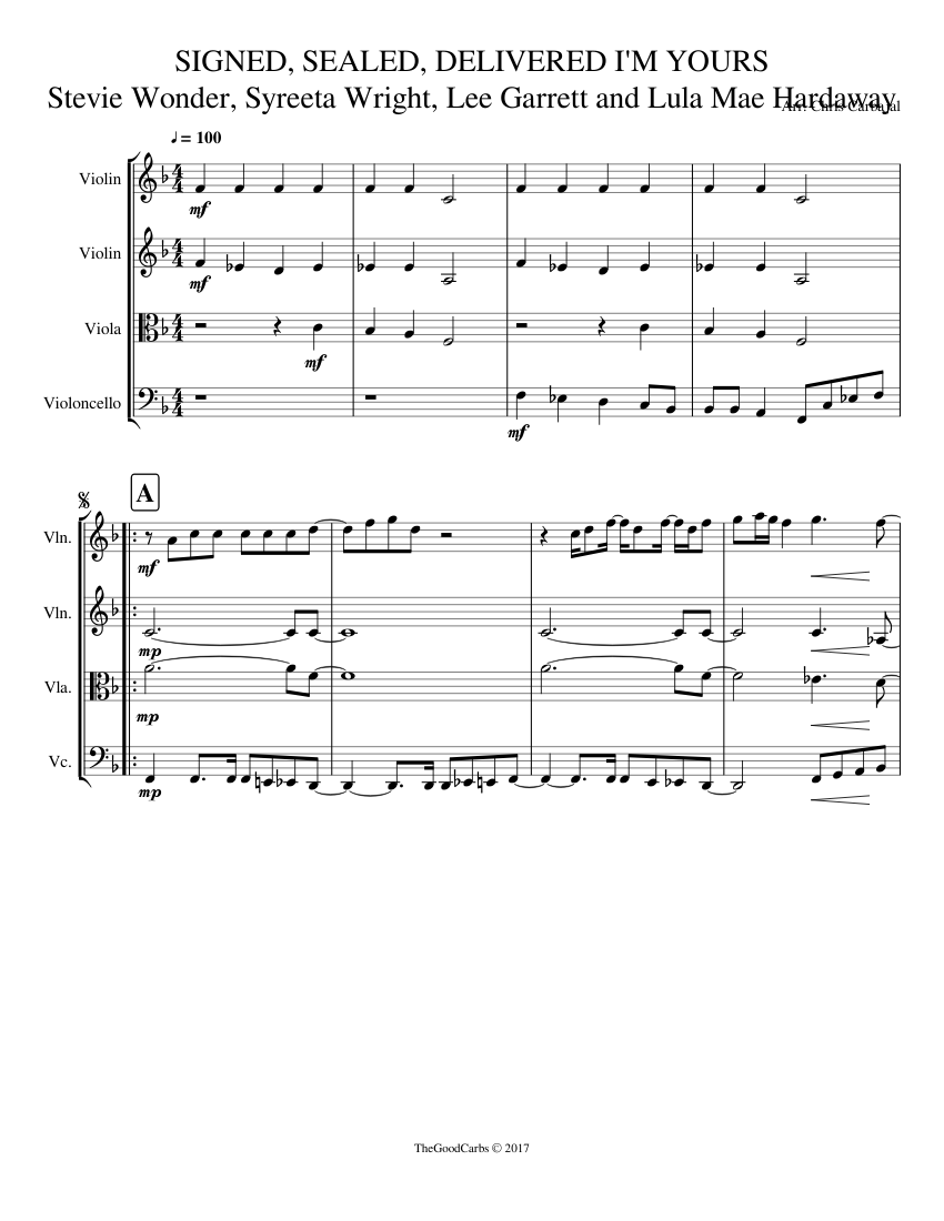 SIGNED, SEALED, DELIVERED I'M YOURS Stevie Wonder, Syreeta Wright, Lee ...