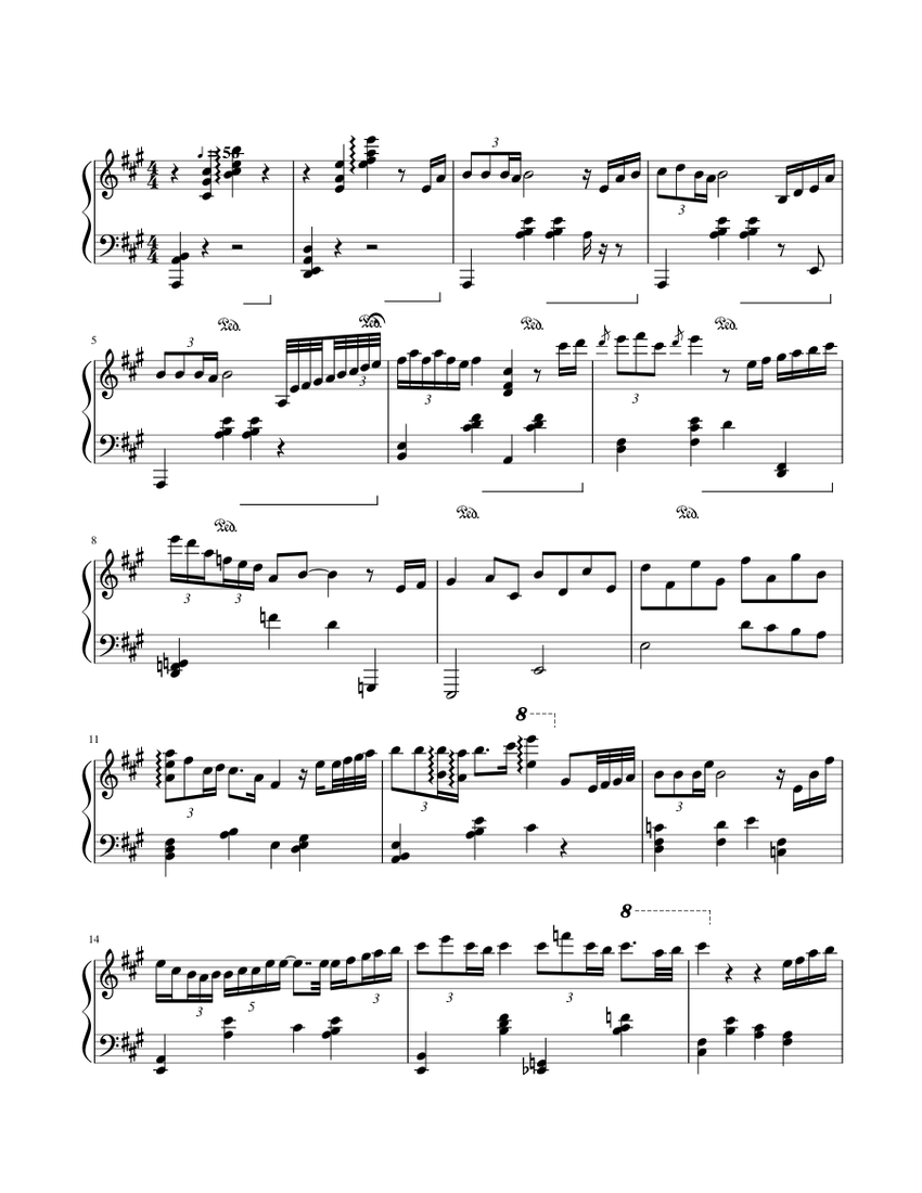 Brazen Romance Sheet Music for Piano (Solo) | MuseScore.com