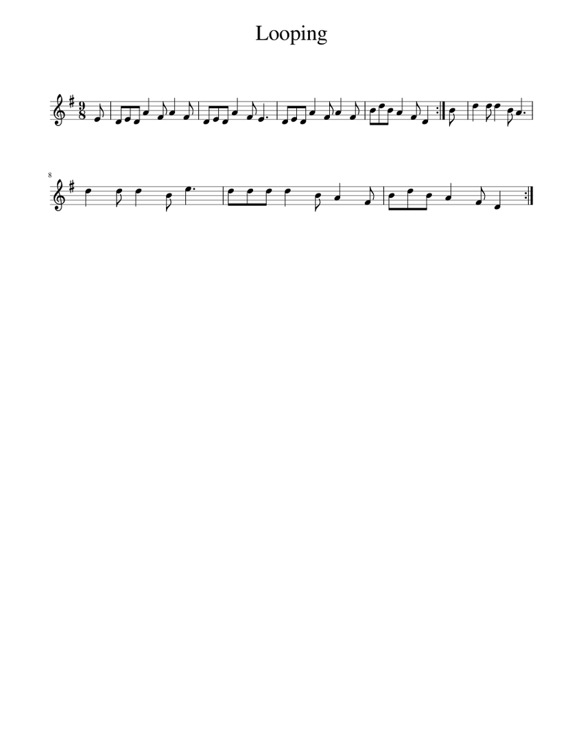 Looping Sheet music for Piano (Solo) Easy | Musescore.com