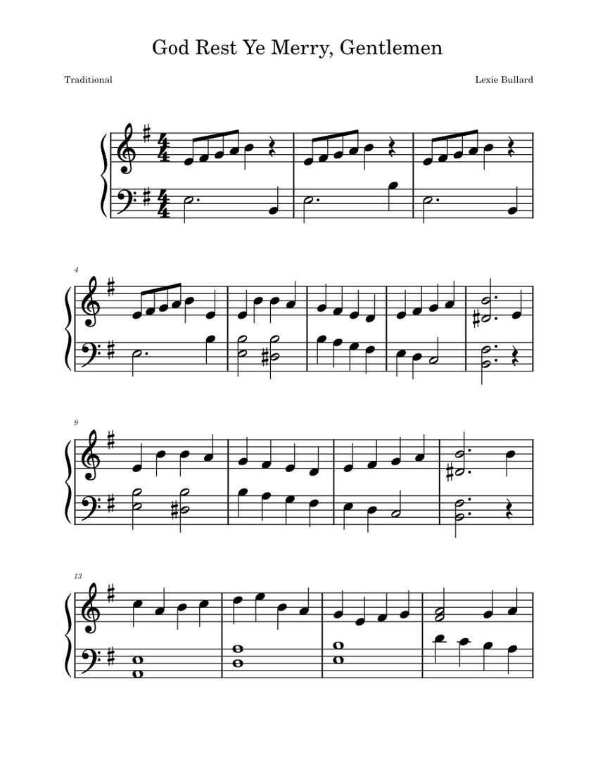 God rest ye merry gentlemen – Misc Christmas God Rest Ye Merry ...