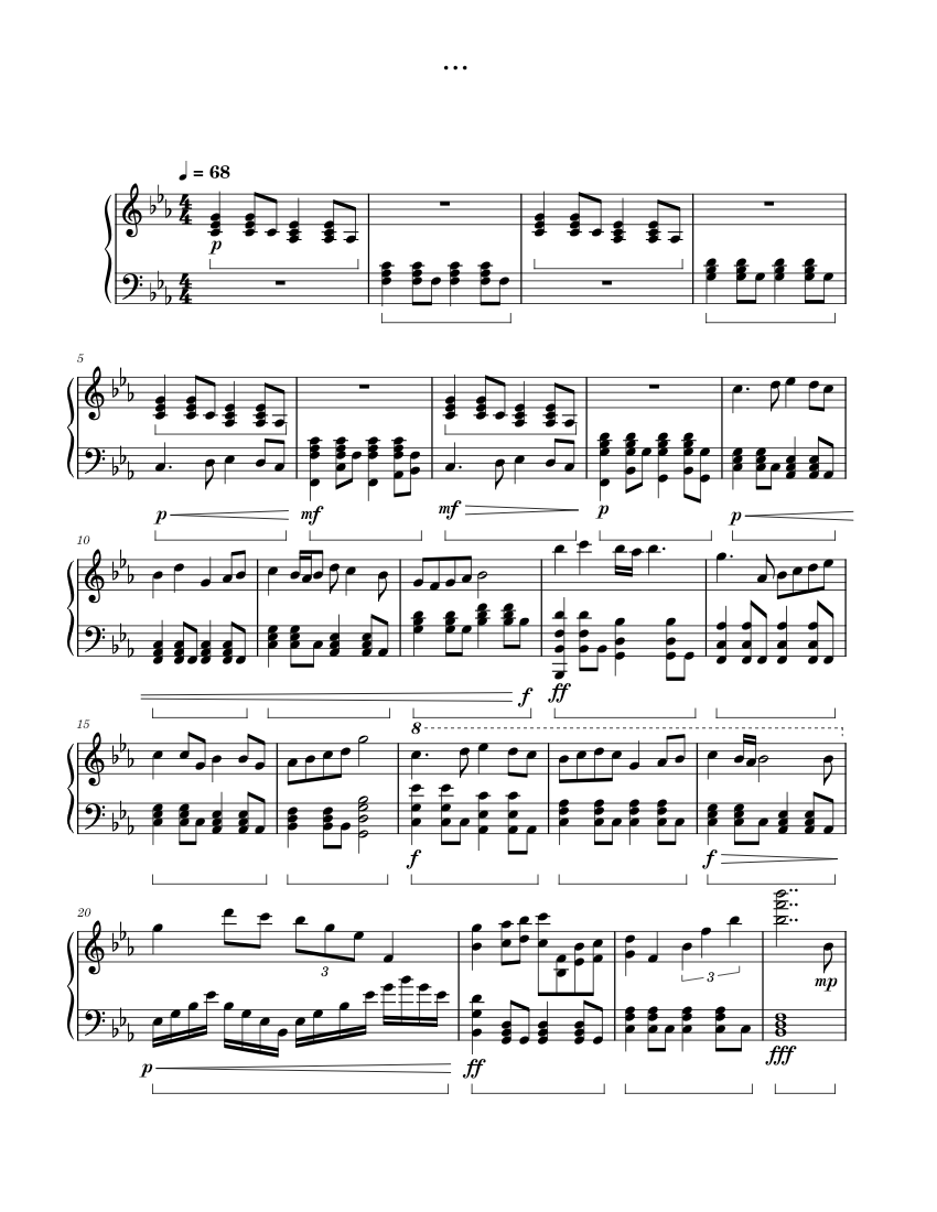 Complicated Simplicity Sheet music for Piano (Solo) | Musescore.com
