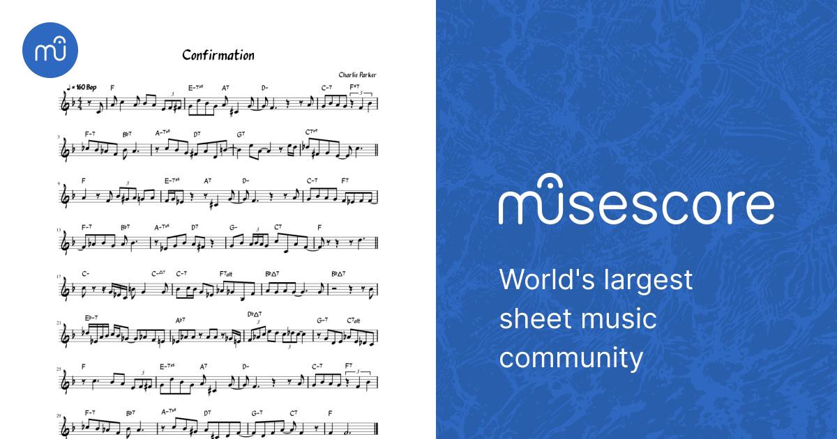 Confirmation Sheet Music with Chords for Piano (Solo) easy | MuseScore.com