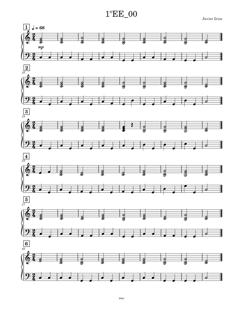 1ºEE 00 Armonia - piano tutorial