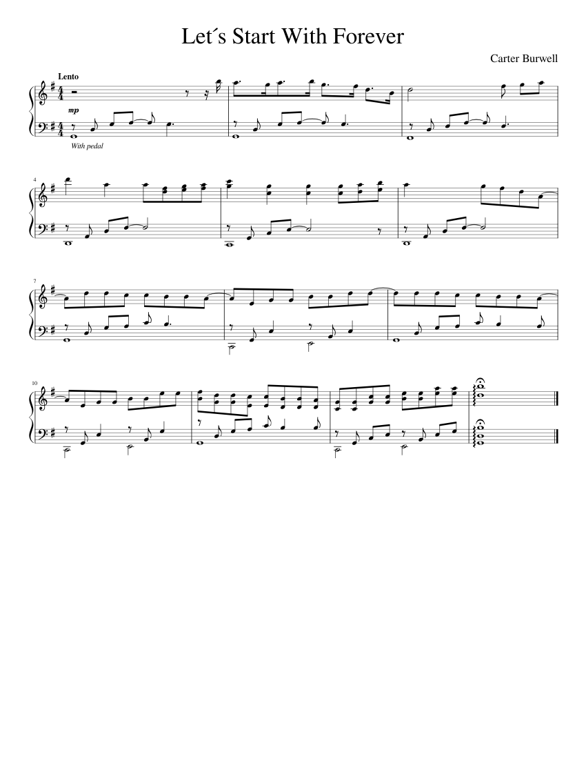 The Twilight Saga - Let´s Start With Forever Sheet music for Piano (Solo) Easy | Musescore.com