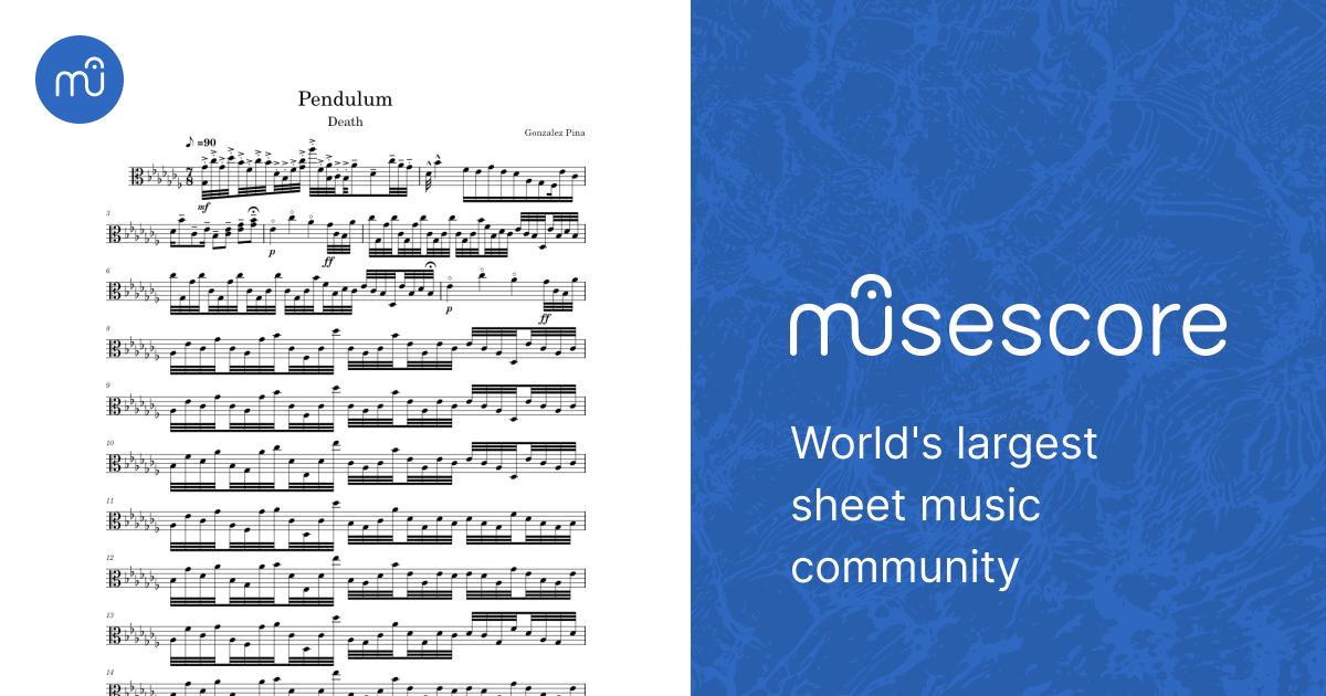 pendulum Sheet music for Viola (Solo) | Musescore.com