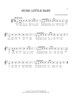 Partition De Hush Little Baby