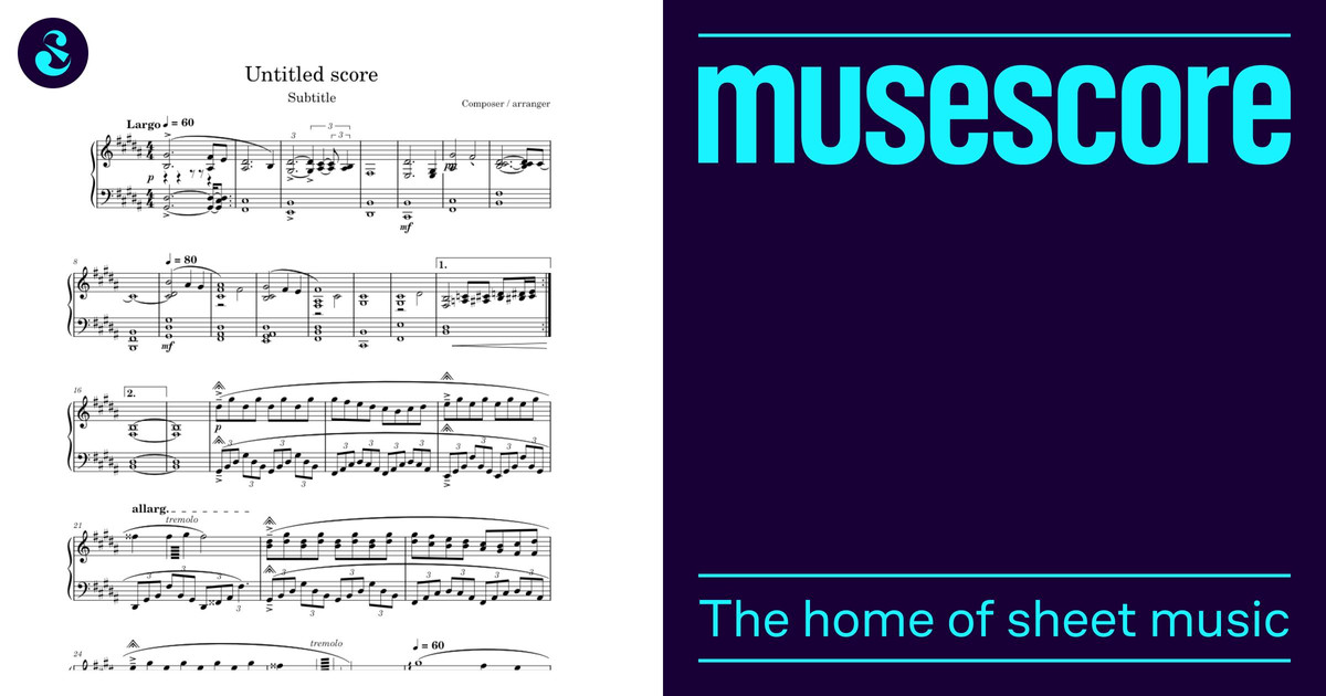 trinity grade 6 score self comp Sheet music for Piano (Solo ...