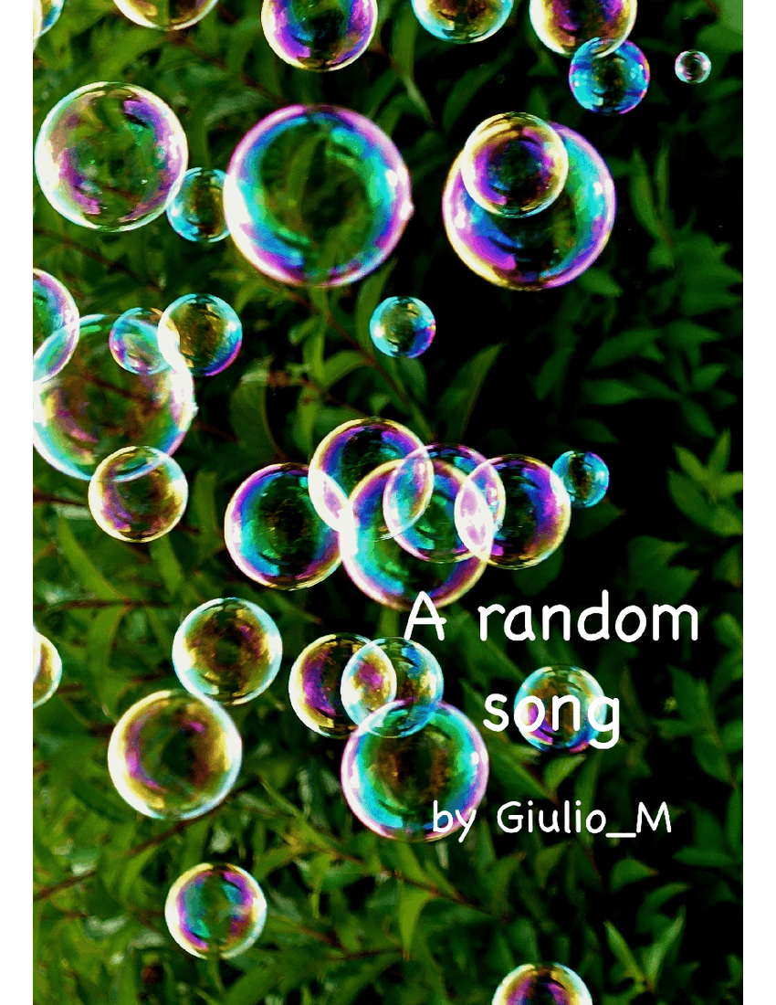 A Random Song|Music for piano solo Sheet music for Piano (Solo ...