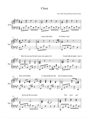 flying without wings piano tutorial