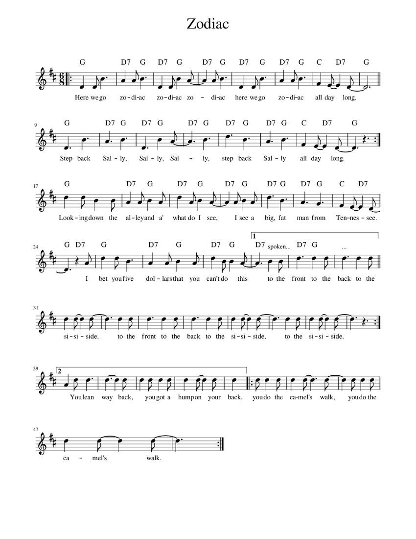 Zodiac Sheet music for Piano (Solo) | Musescore.com
