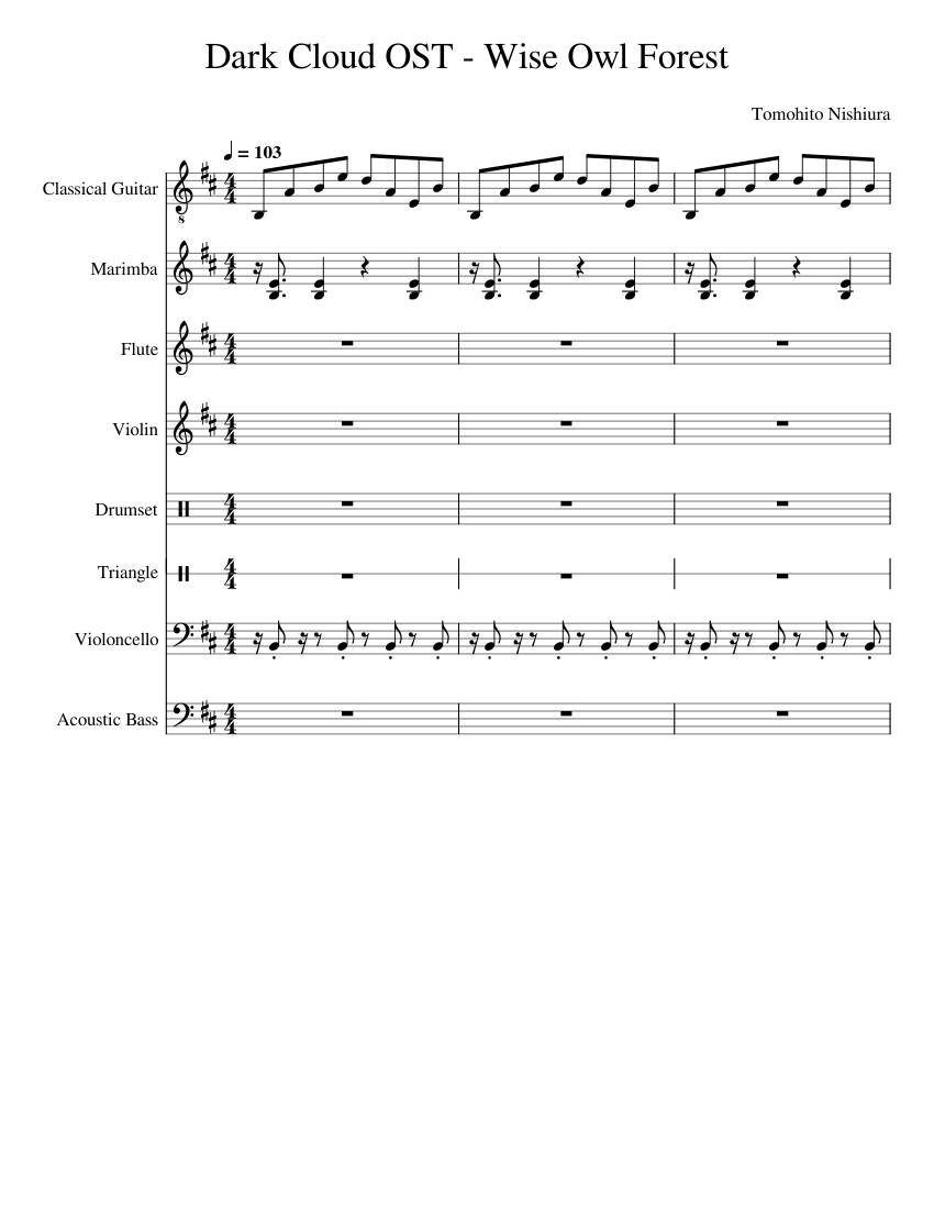 Wise Owl Forest – Tomohito Nishiura - piano tutorial