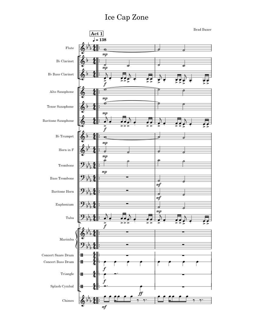 Ice Cap Zone Acts 1 and 2 – SEGA Sound Team Ice_Cap_Zone Sheet Music ...