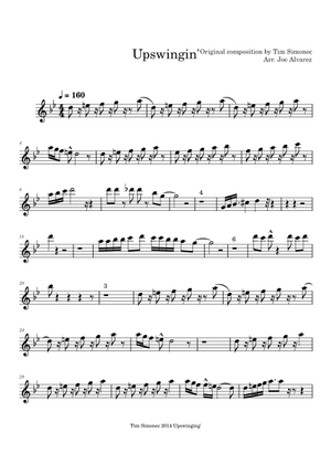 Upswingin' sheet music for Saxophone tenor by Tim Simonec | Musescore.com