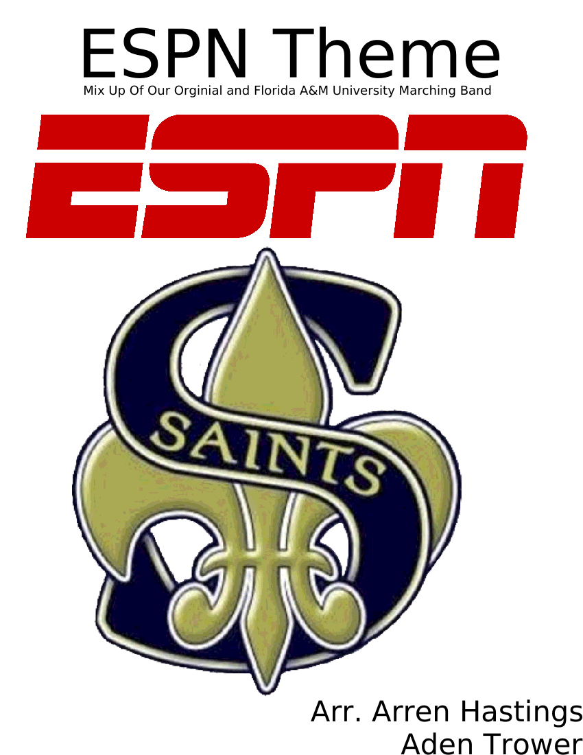 ESPN – John Colby Sheet Music for Trombone, Mellophone, Flute piccolo ...