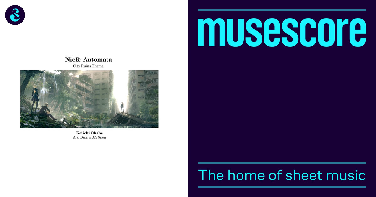 Nier (City Ruins Theme) - Keiichi Okabe Sheet music for Piano, Flute ...