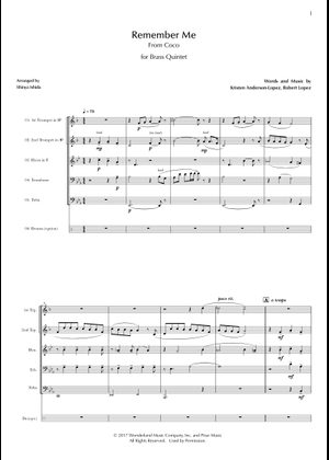 Play Official version of Remember Me Sheet Music by Kristen Anderson ...