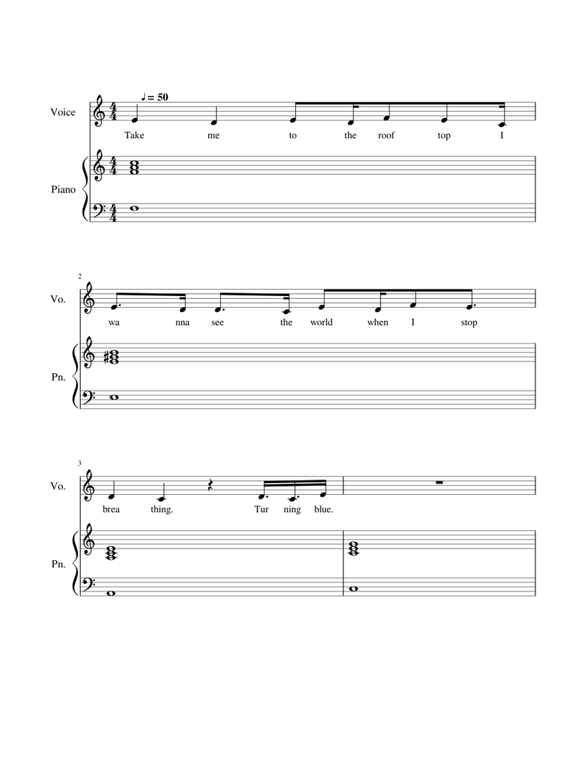 Billie Eilish — listen before i go Sheet music for Piano, Vocals (Solo ...
