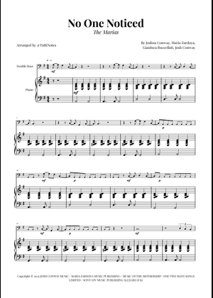 Play Official version of No One Noticed Sheet Music by The Marías for ...