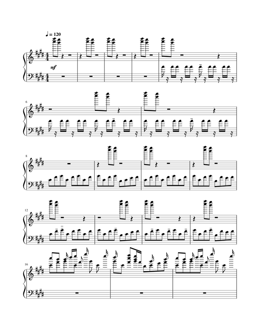 Rrrrr – rrrr 09d6d48ebbbf9609f160655ca730f50624bb872a Sheet music for ...