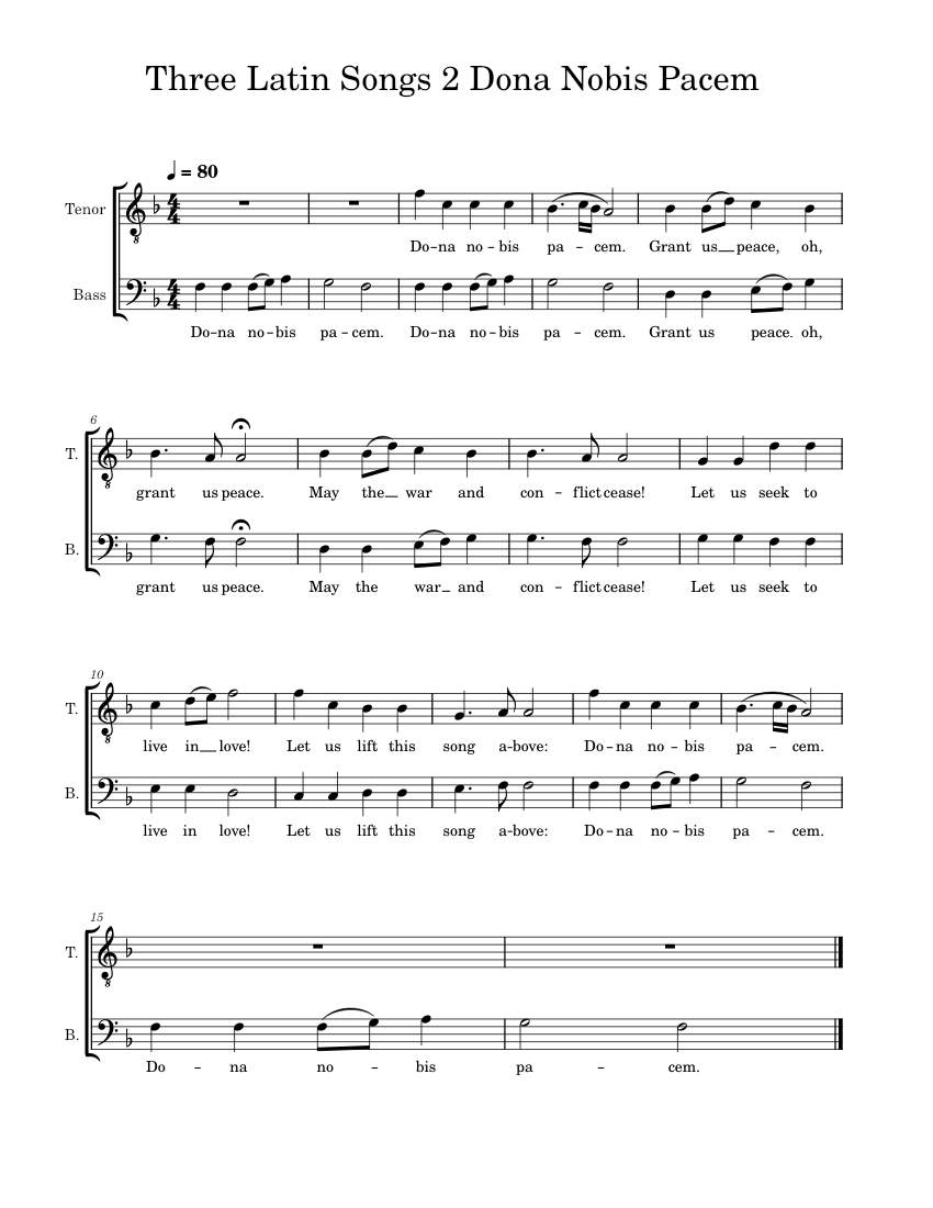 Three Latin Songs – Laura Farnell Sheet music for Piano (Choral ...