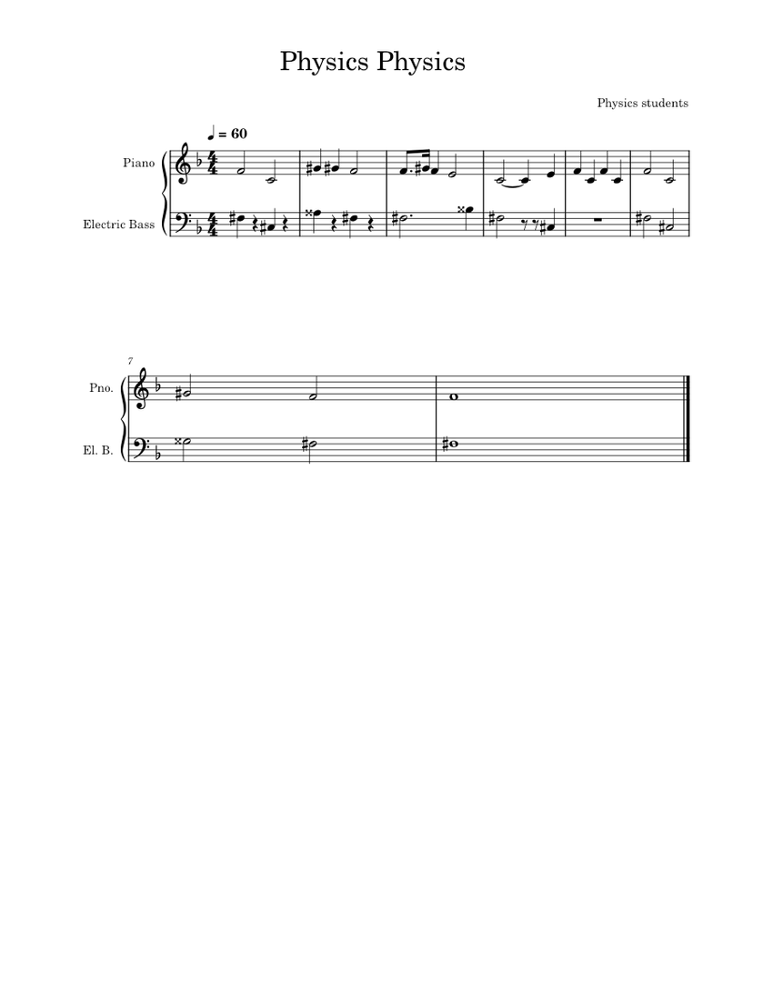 Physics Physics - piano tutorial