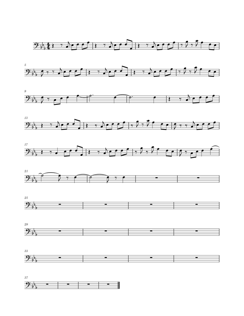 Cold duck time – Eddie Harris Trombone Solo Melody Sheet Music for ...