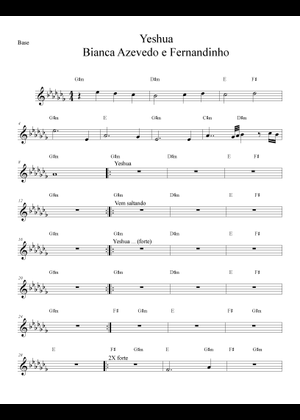 Yeshua Sheet Music for Violin (Solo) | MuseScore.com