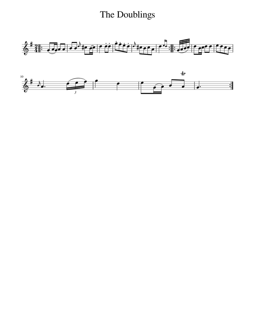 The Doublings Sheet music for Piano (Solo) Easy | Musescore.com