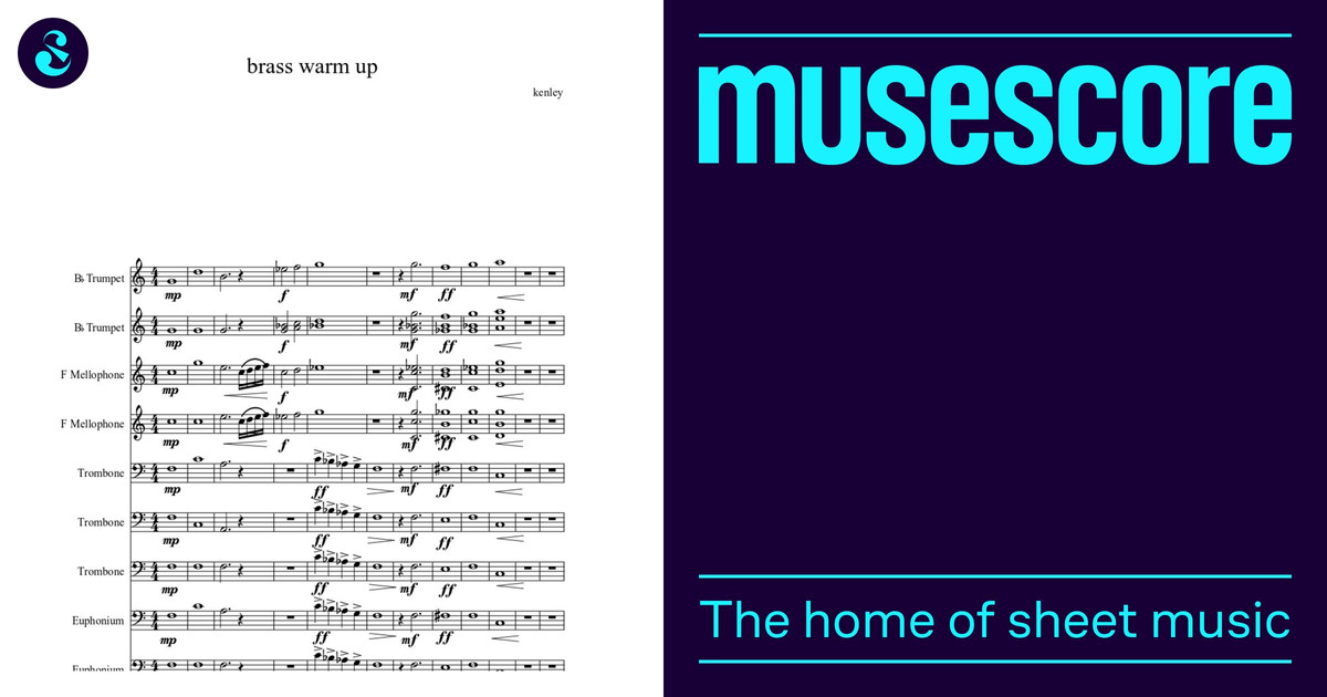 brass warm up Sheet Music for Trombone, Tuba, Trumpet other (Brass ...