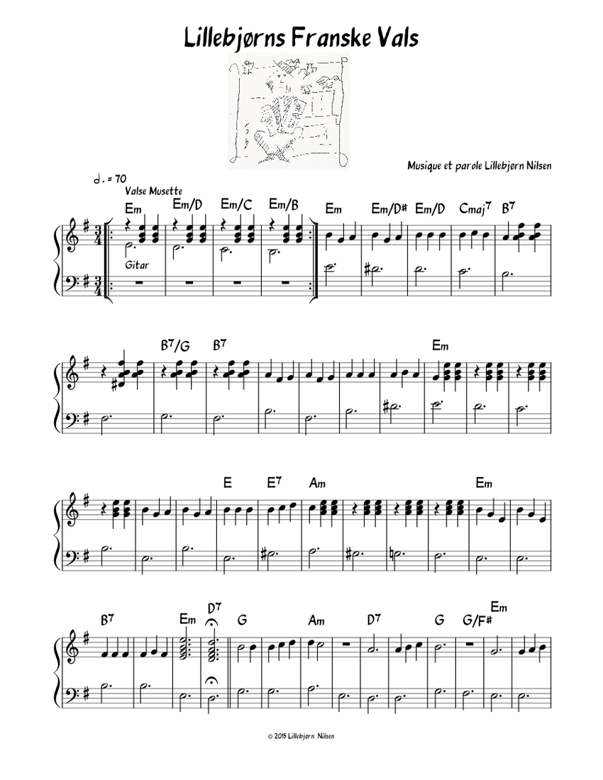 Lillebjørns Franske Vals - Lillebjorn's French Waltz - Lillebjorn ...