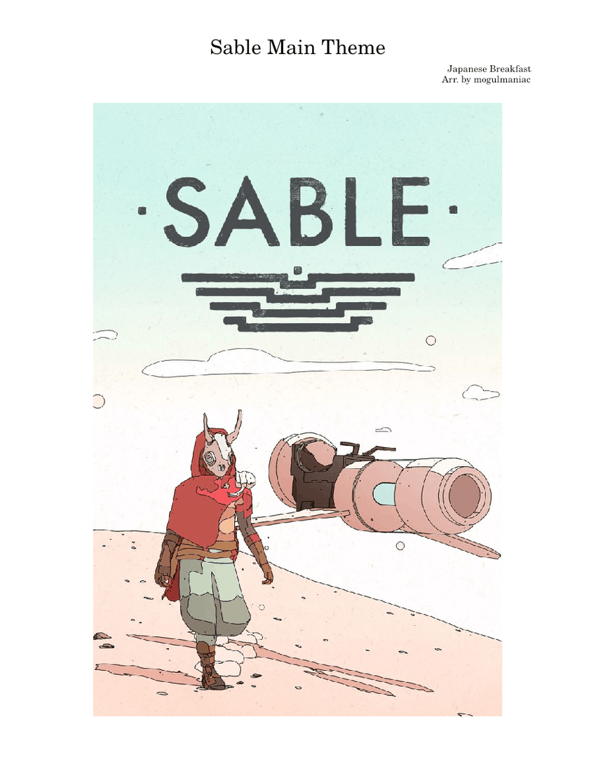 Sable Main Theme - Japanese Breakfast Sheet Music with Chords for Piano ...