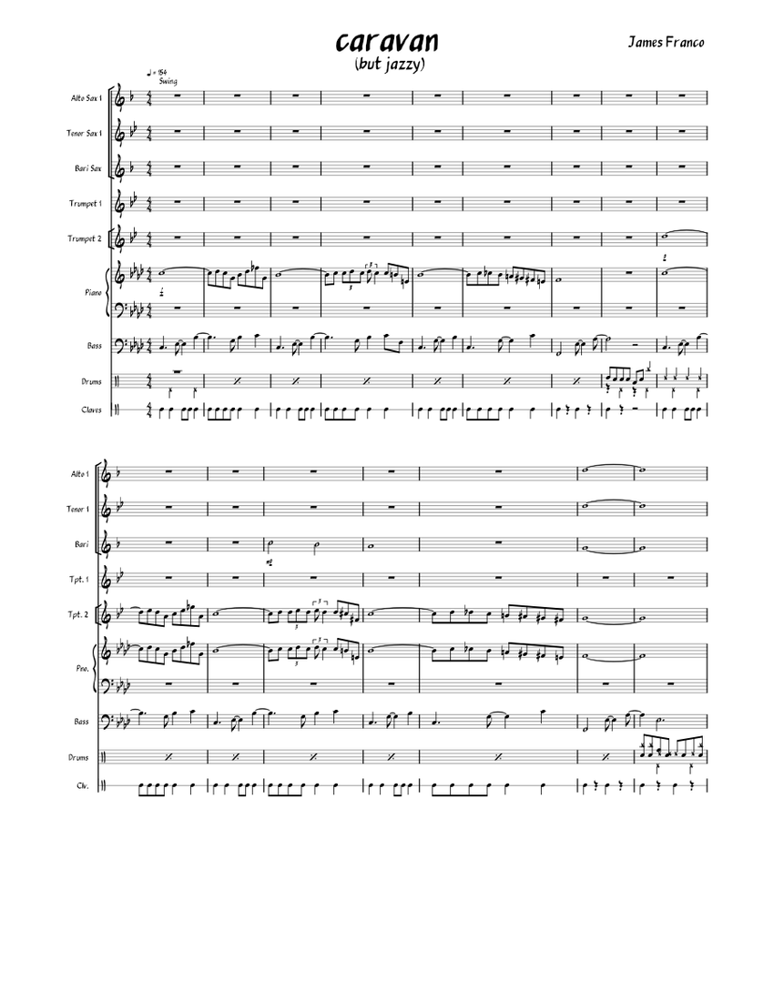 caravan but like extra jazzy except i got carried away and started ...
