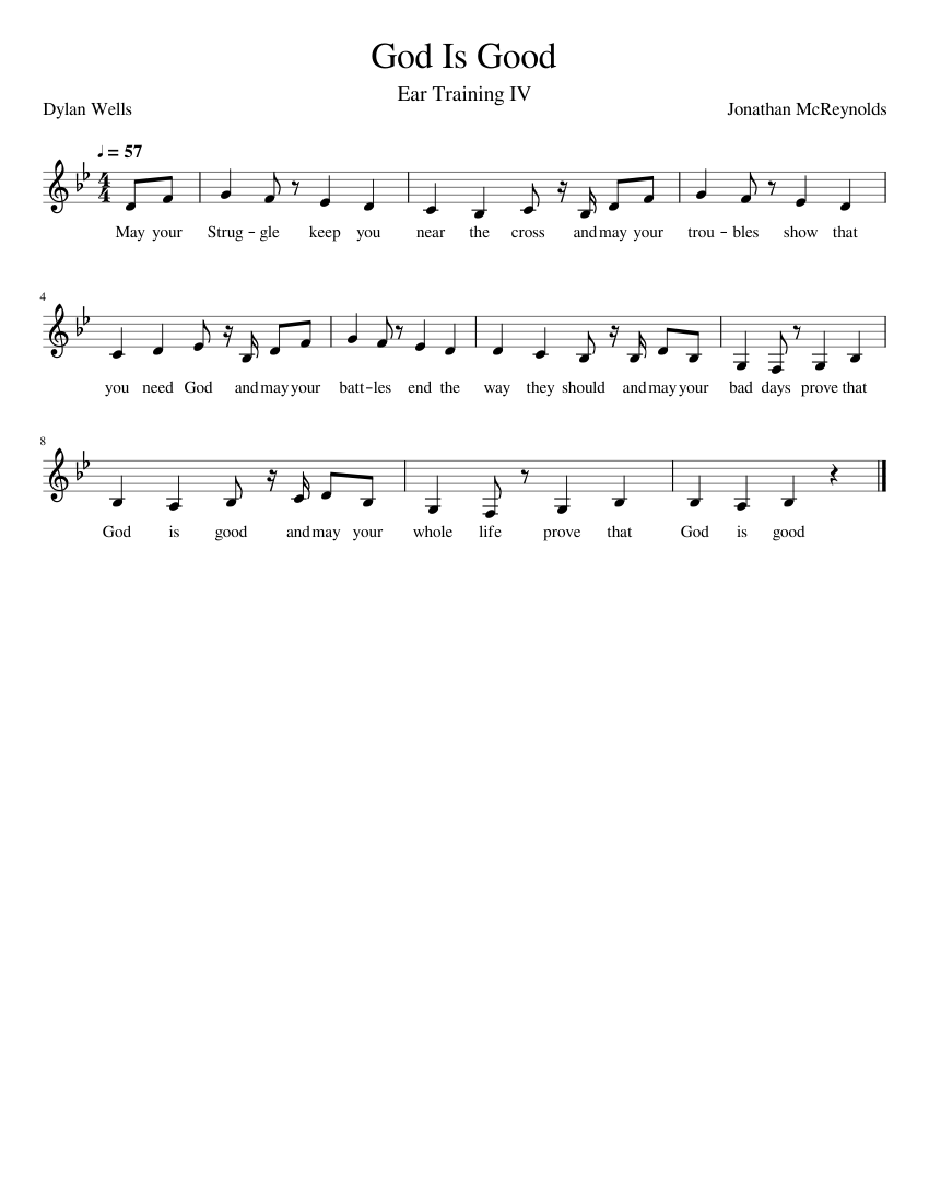God Is Good Sheet Music for Piano (Solo) easy | MuseScore.com