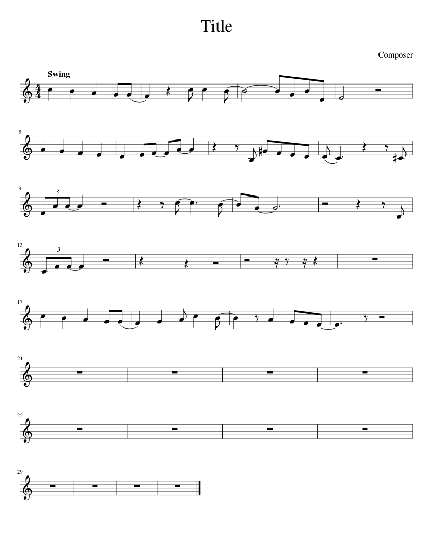 fmttm Sheet Music for Piano (Solo) easy | MuseScore.com
