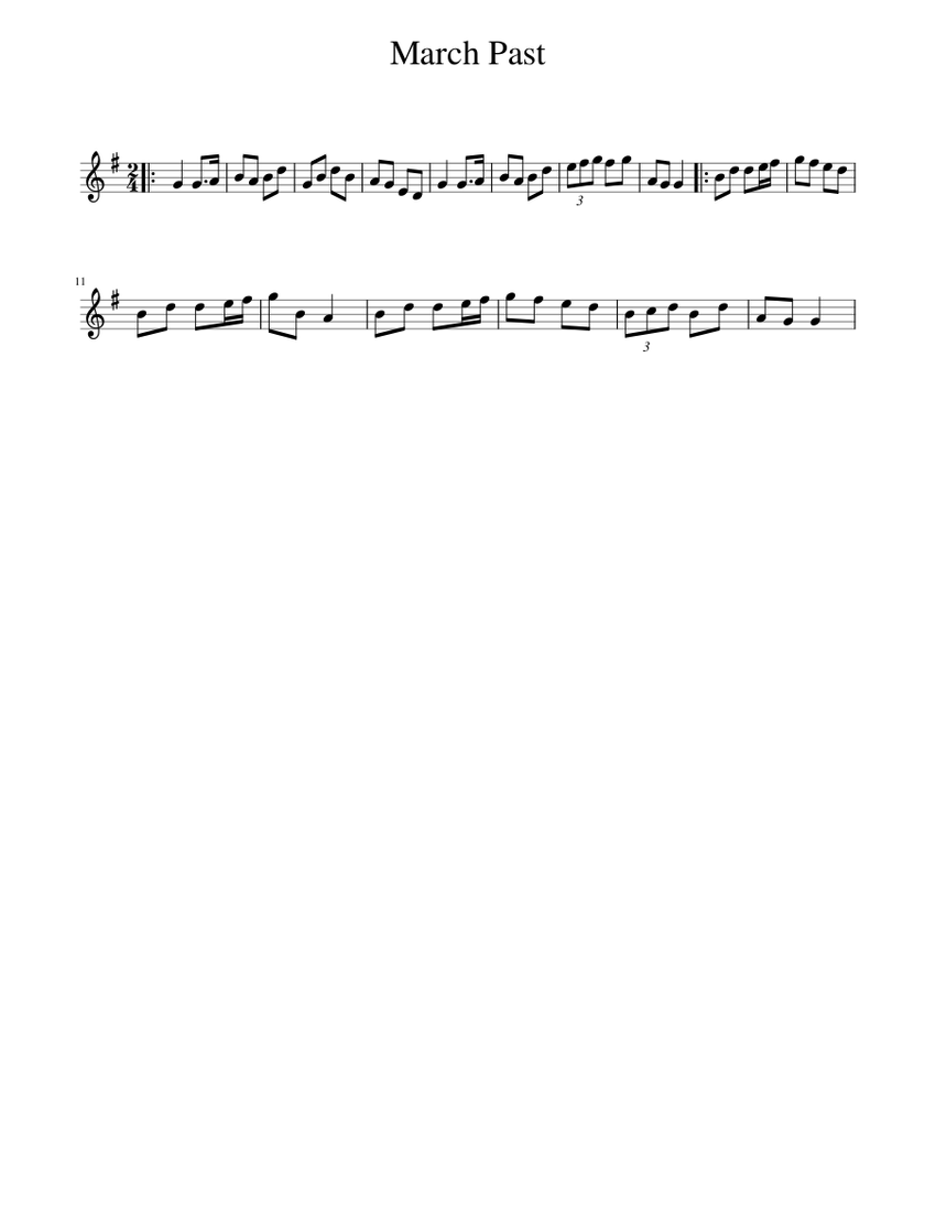 March Past Sheet music for Piano (Solo) Easy | Musescore.com