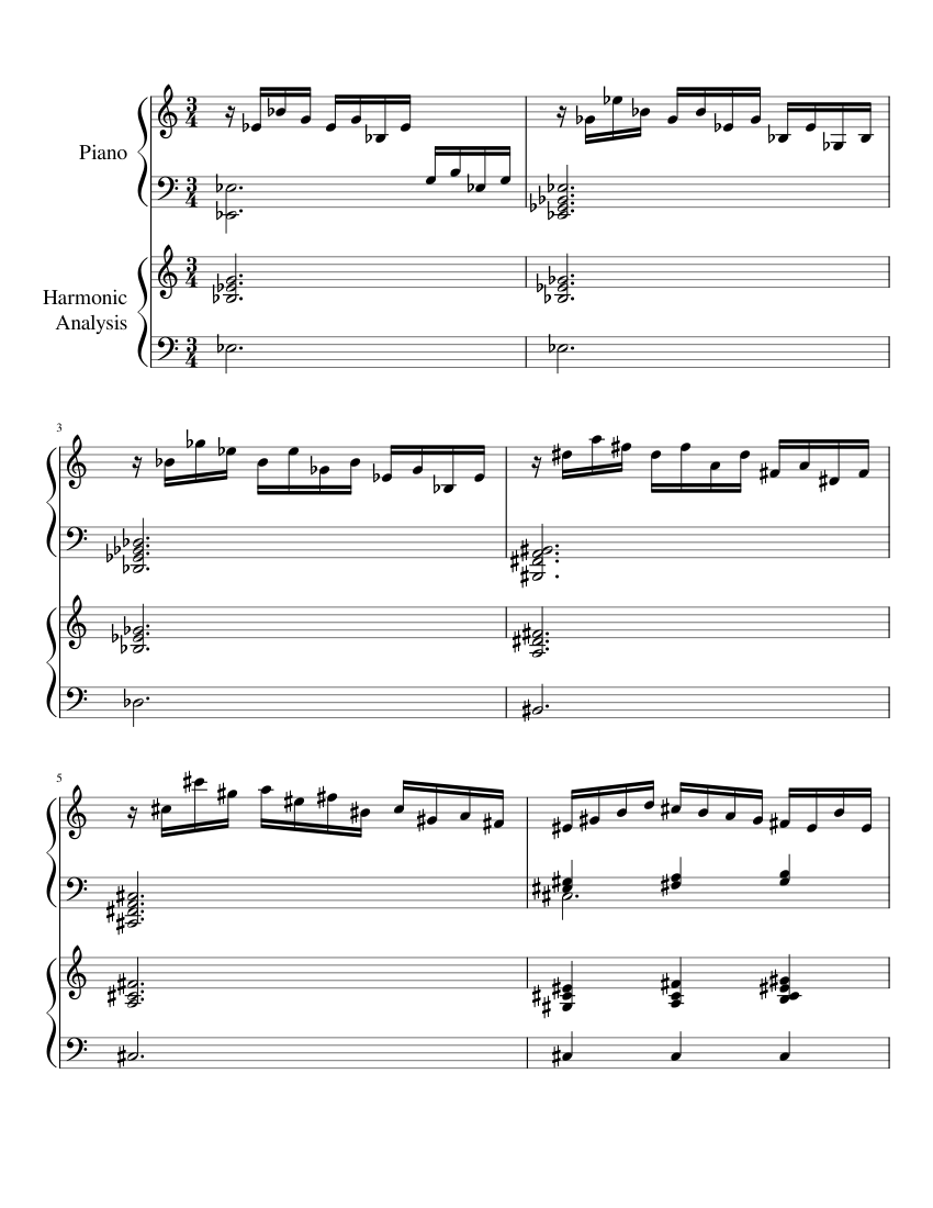 Modulating Exercise Sheet music for Piano (Solo) | Musescore.com