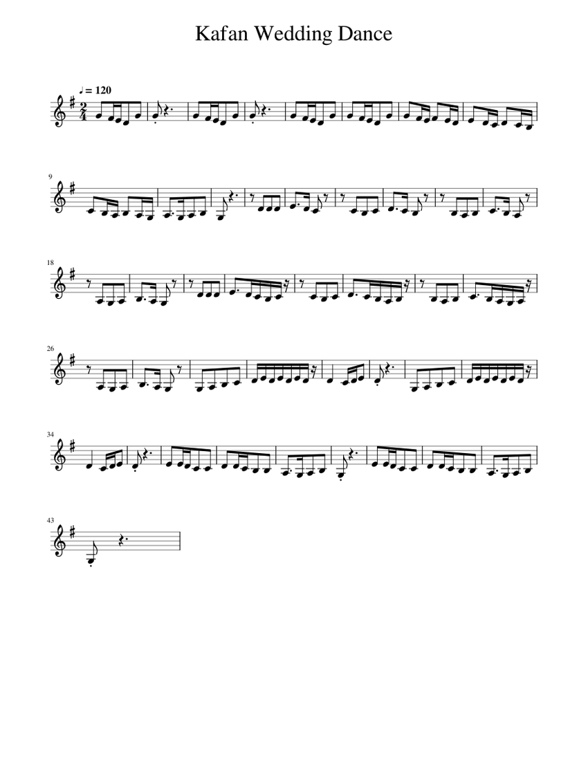 Kafan Wedding Dance Sheet music for Piano (Solo) Easy | Musescore.com
