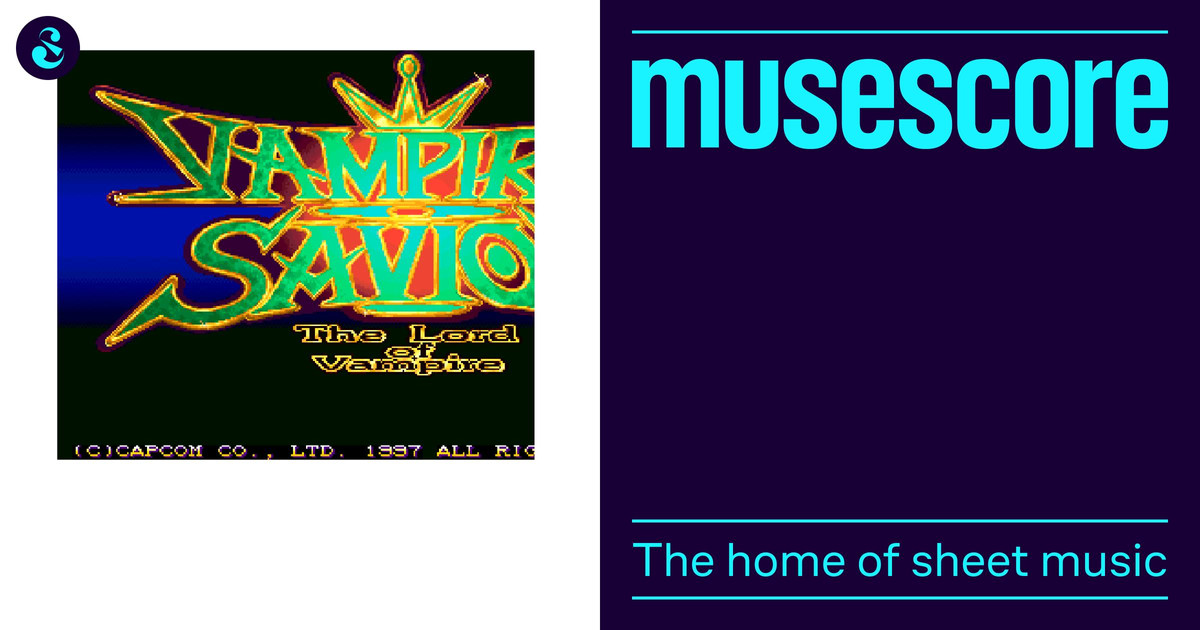 Vampire Savior 2: Huitzil Winning Theme OST Sheet music for Tambourine ...